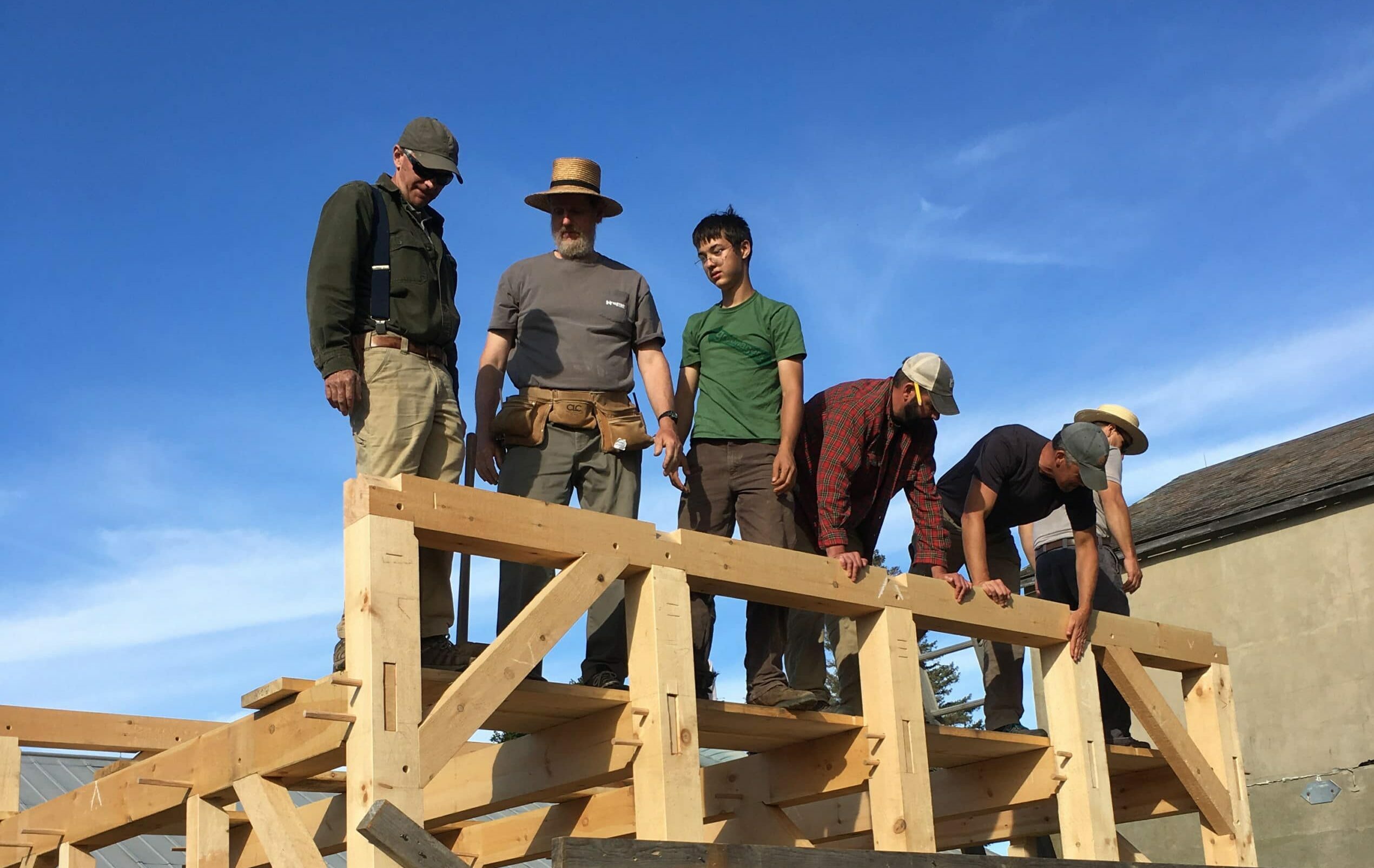 Timberframe Workshop - Hancock Shaker Village